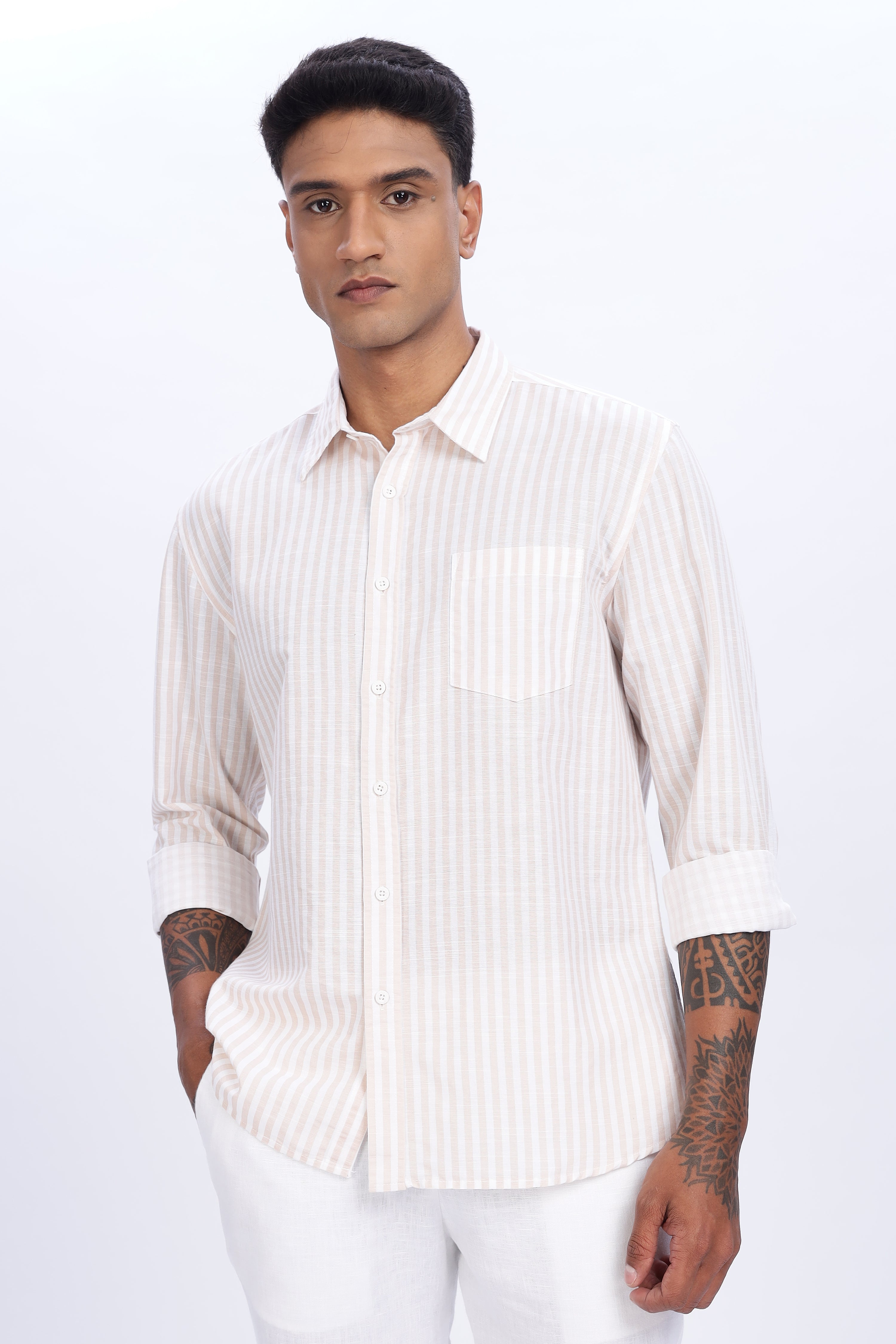 Streaks: Peach shirt – Eszett