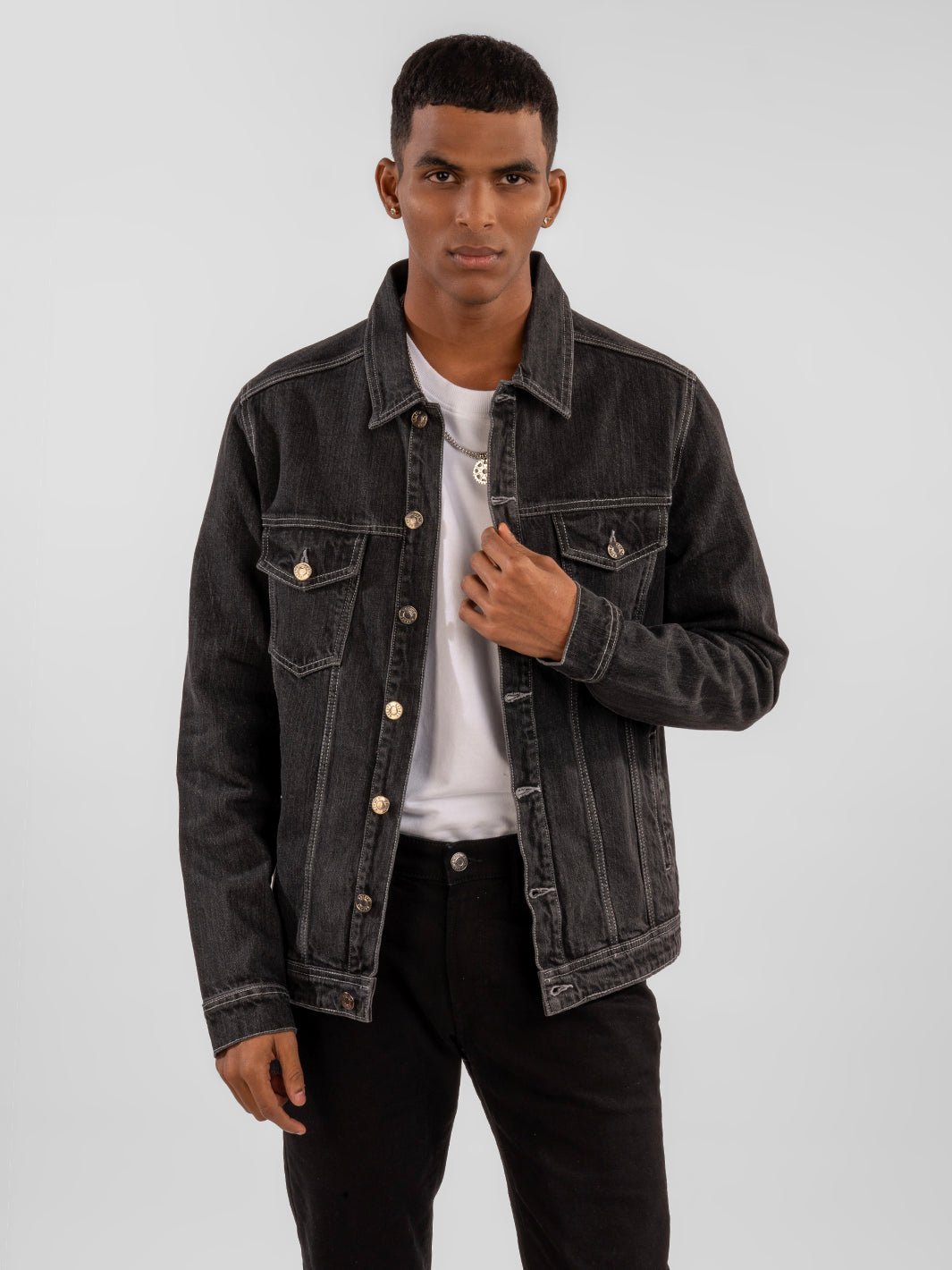 Black Denim Jacket – Eszett